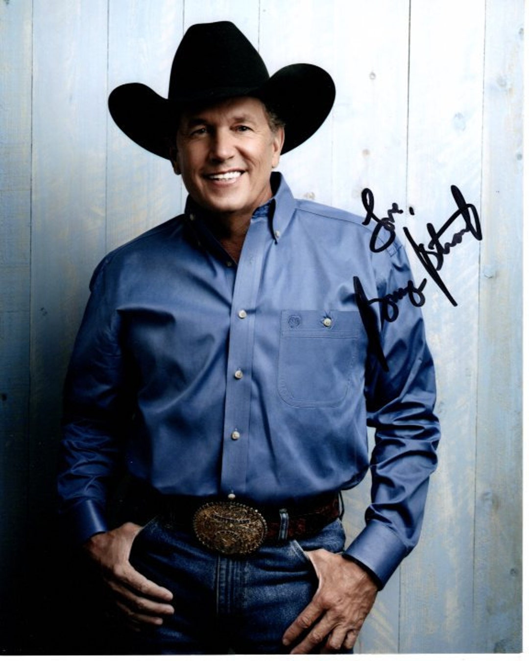 George Strait Signed Autographed 8x10 Photo - Etsy