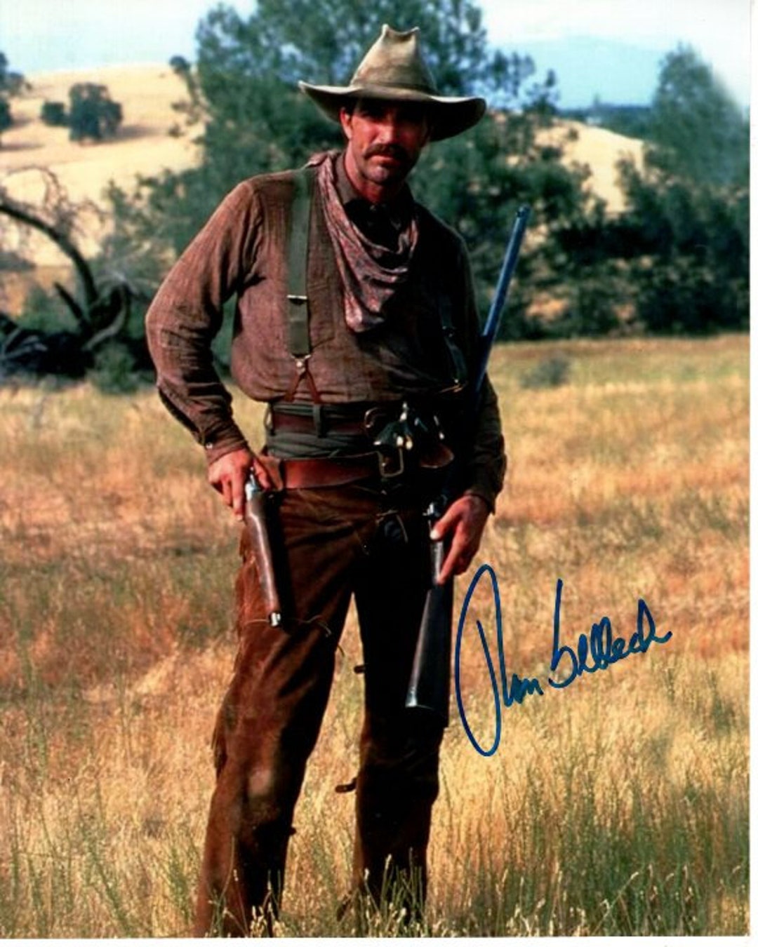 Tom Selleck Signed Autographed 8x10 the Shadow Riders Mac Traven Photo ...