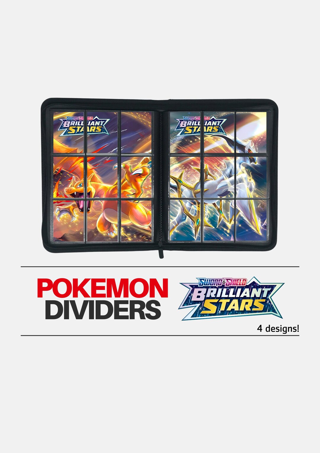 Brilliant Star | Pokémon Set Divider for Binder - Etsy