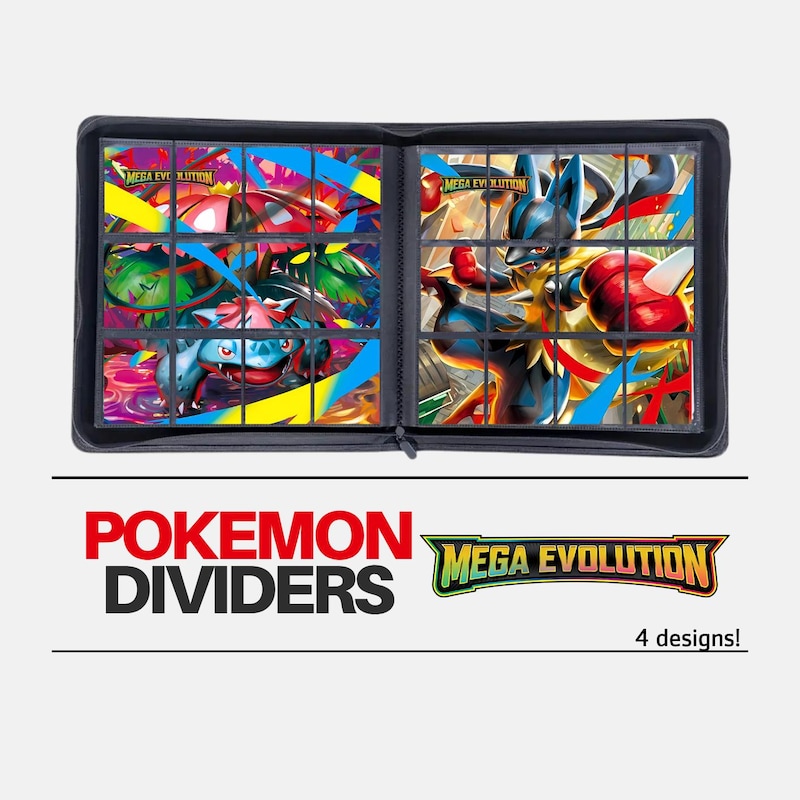Mega Evolution Binder - Etsy