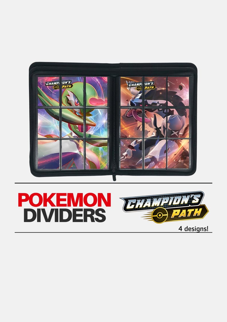Champions Path | Pokémon Set Divider for Binder - Etsy