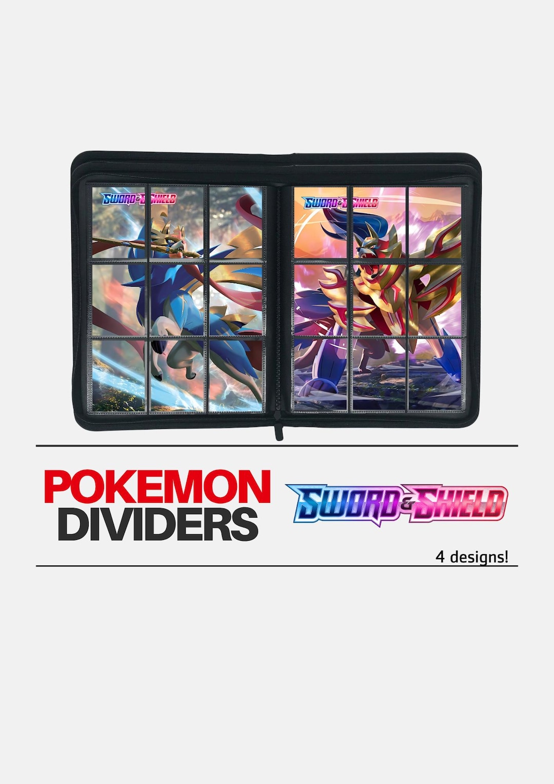Sword Shield Base | Pokémon Set Divider for Binder - Etsy