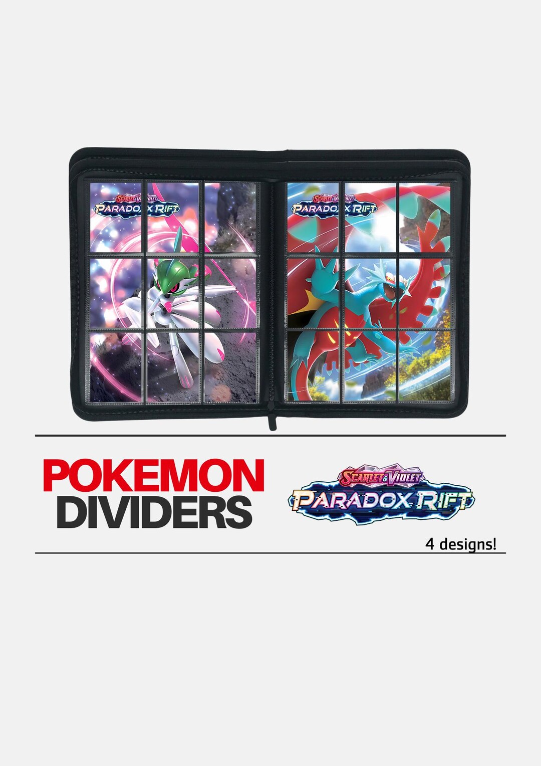 Paradox Rift | Pokémon Set Dividers for Binder - Etsy