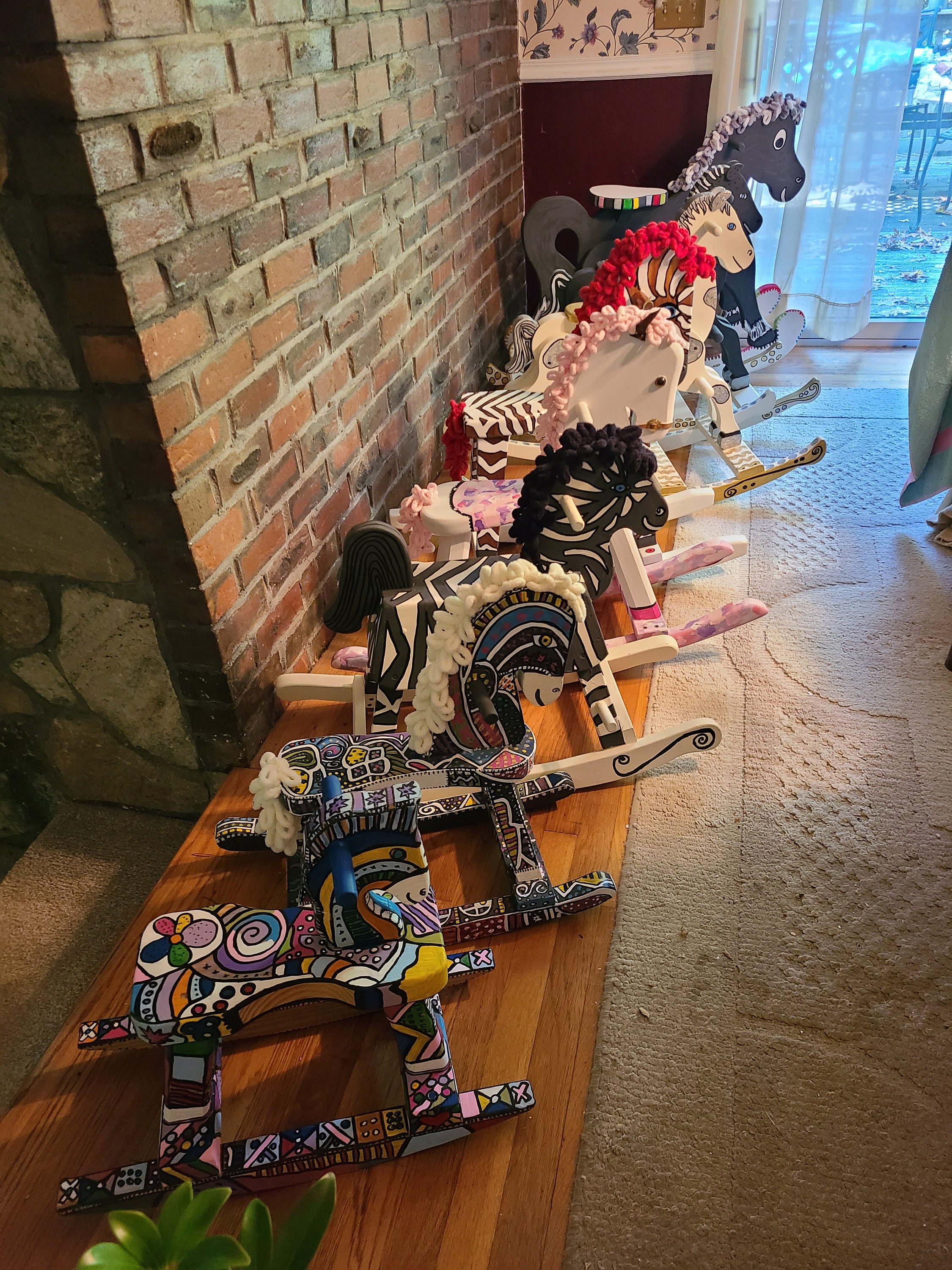 Personalized Wooden Unique Rocking Horse Child Baby Gift - Etsy