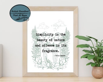 Nature Quote Wall Art - Etsy