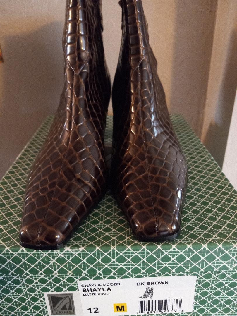 Brown Snakeskin Boots - Etsy