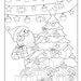 KIDS COLORING PAGES Christmas Santa Snowman Christmas Tree - Etsy Canada