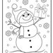 KIDS COLORING PAGES Christmas Santa Snowman Christmas Tree - Etsy Canada