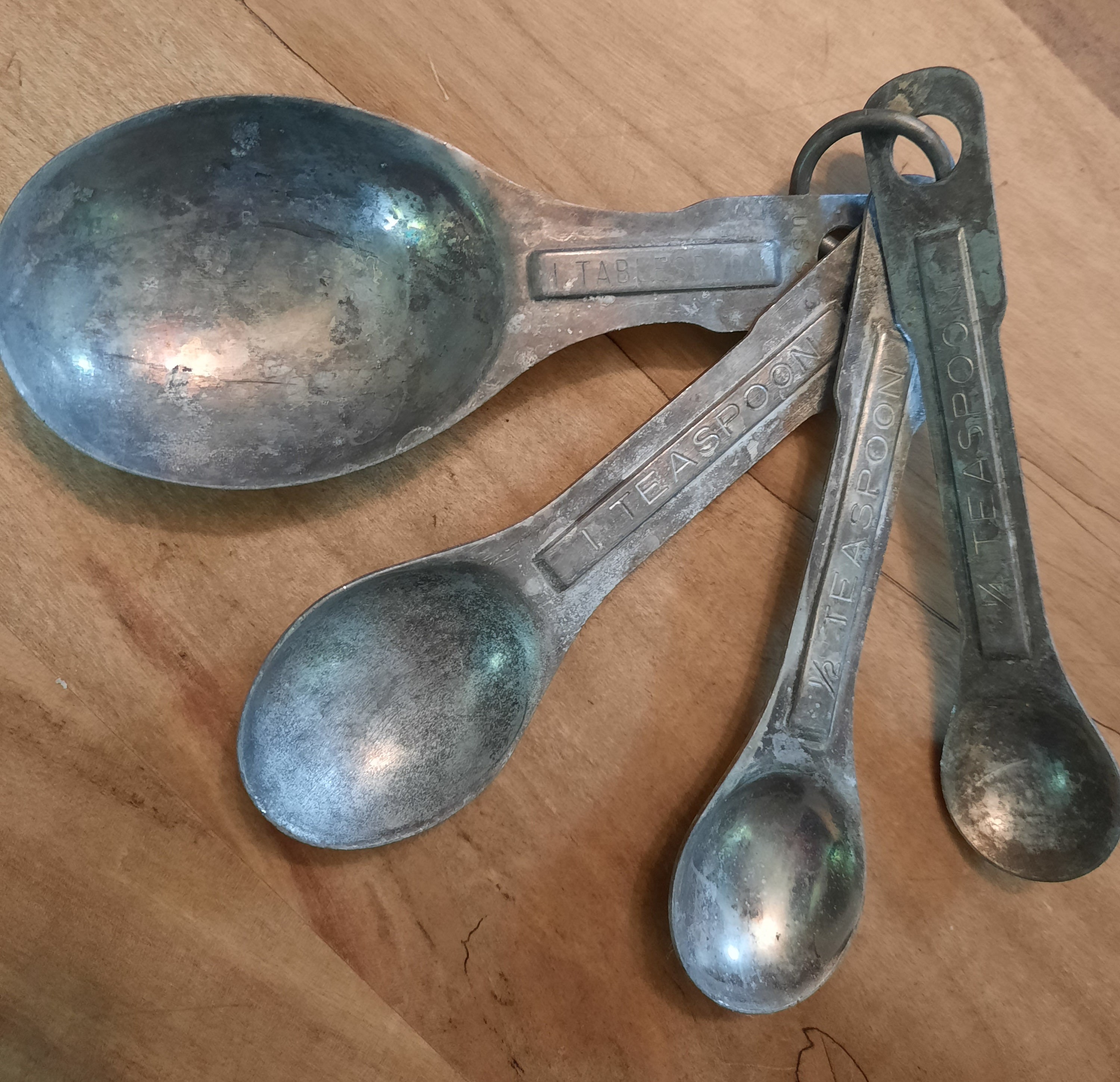 Measuring Spoons Vintage Aluminum 1950s - Etsy