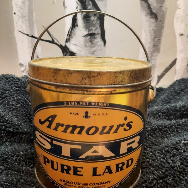 Lard Tin - Etsy
