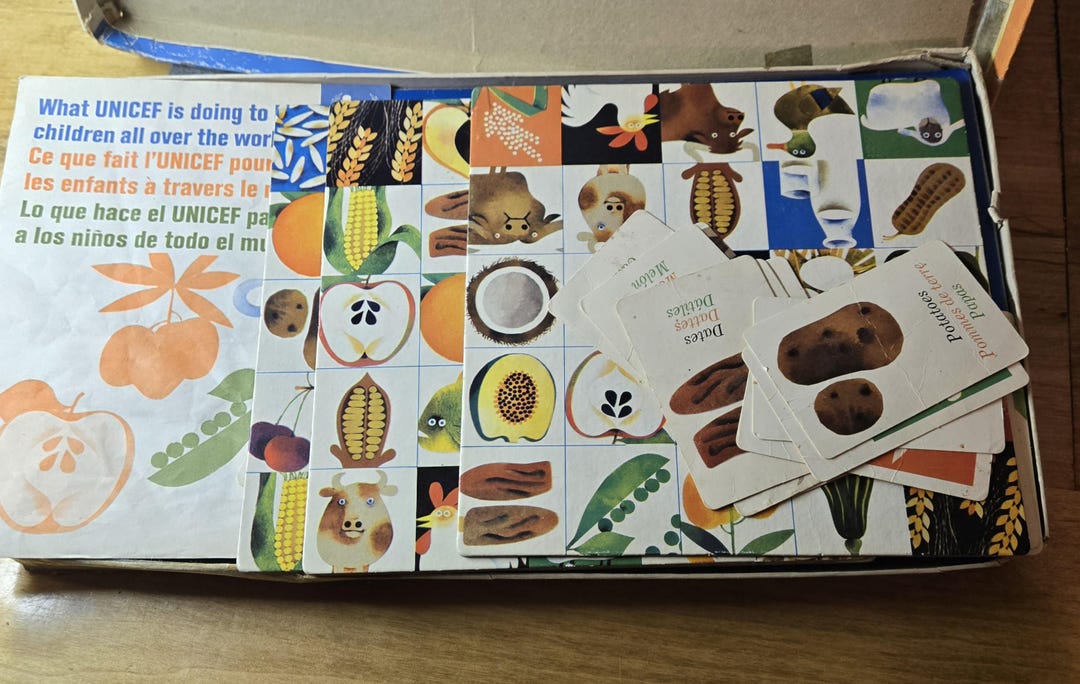 UNICEF Lingo Game Vintage 1960s - Etsy