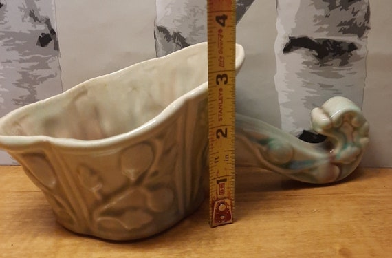 MCM Ceramic Planter with Handle Trinket or Candy Dish… - Gem