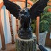 Gothic Black Gargoyle Accent Table Lamp Nightlight Upcycled Handcrafted ...