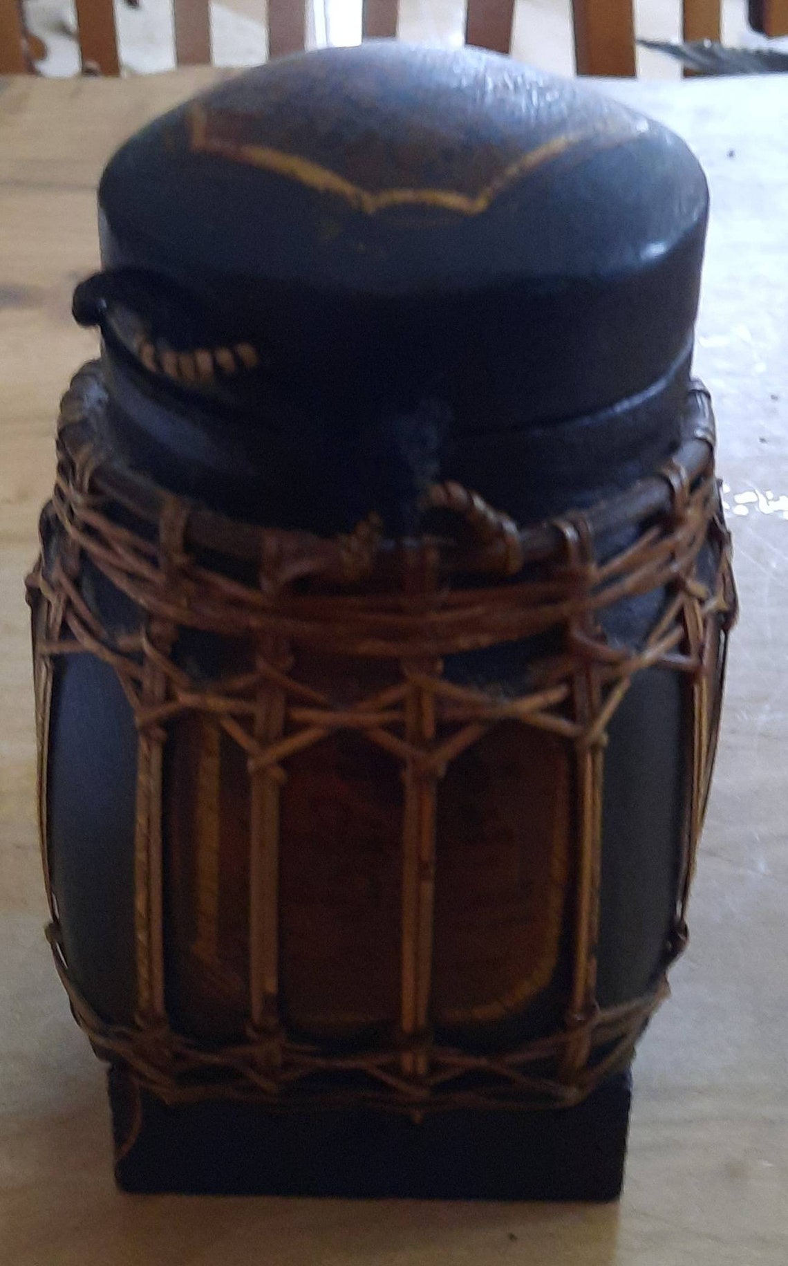 Lidded Rice Carrier Container Bamboo Lacquered Asia, Vintage - Etsy