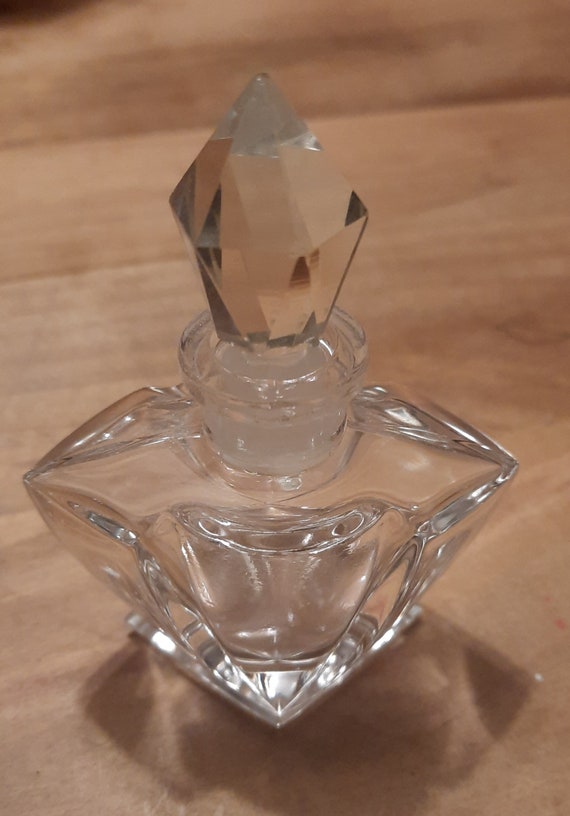 Perfume Bottle Ground Glass Stopper Vintage 1970s SAL… - Gem