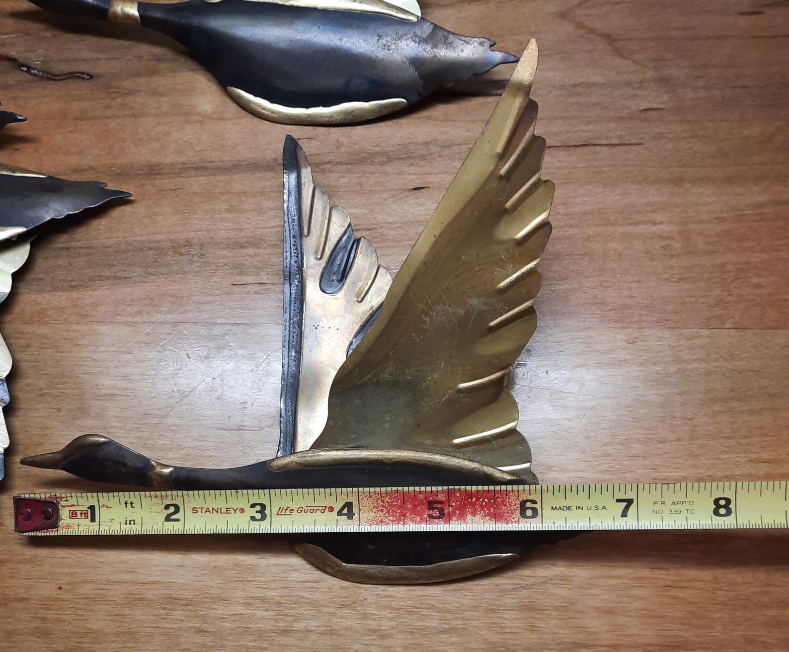 MCM Metal Ducks in Flight Wall Decor 5 Pc Set SALE Was 75 Now 68 - Etsy