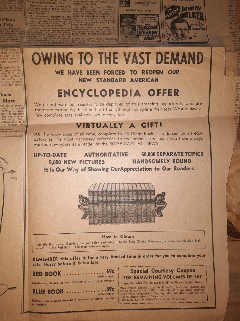 Gone With the Wind 3/5/40 Boise Capital News Advanced Movie Premiere ...