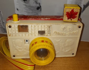 Vintage Fisher Price Camera 1960's Toy Camera Fisher Price Toys 1960s ...