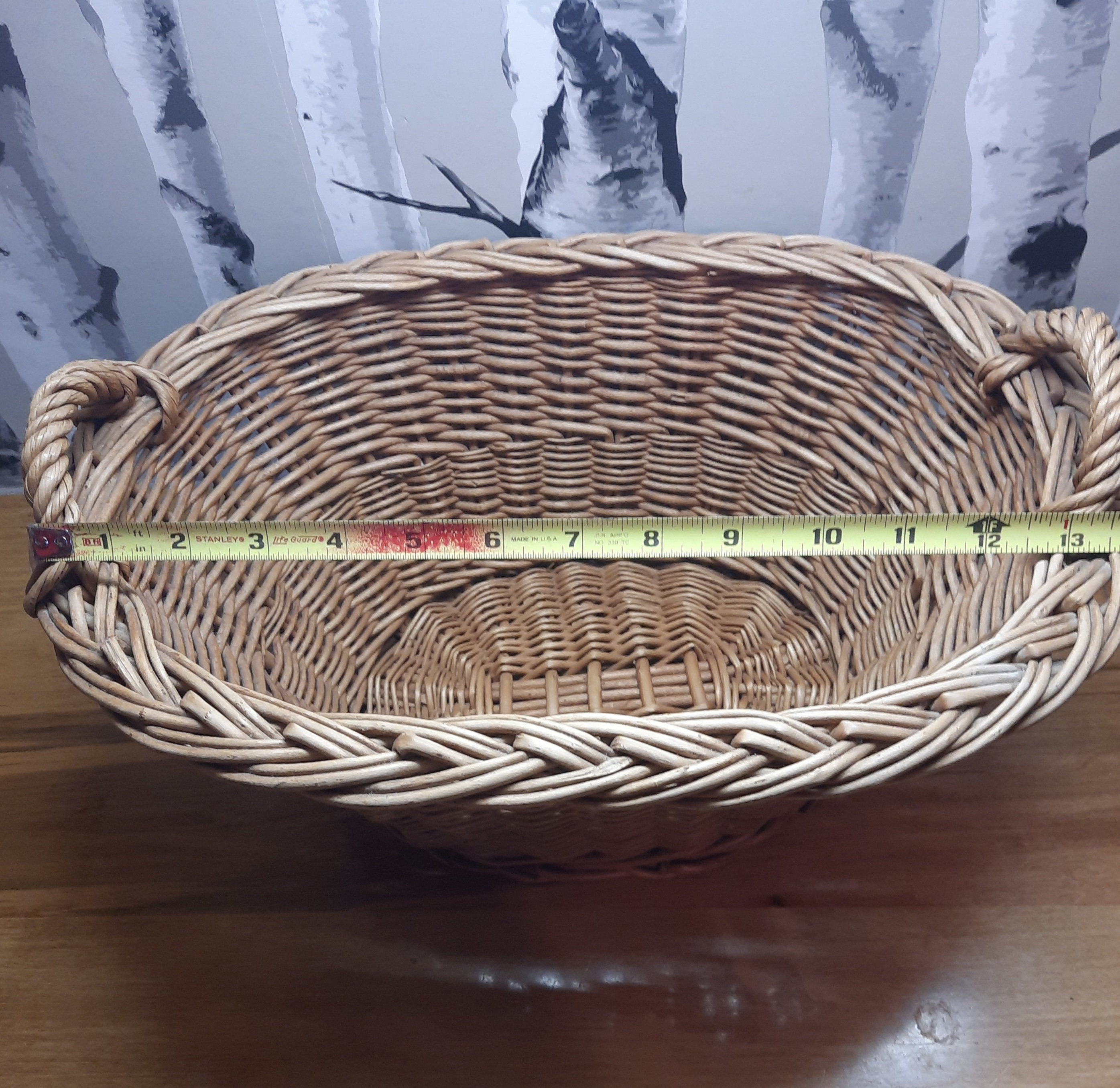 Mini Wicker Laundry Basket, Vintage - Etsy
