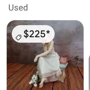 Lladro Chit Chat Girl Porcelain Figurine, Vintage Collectible - Etsy