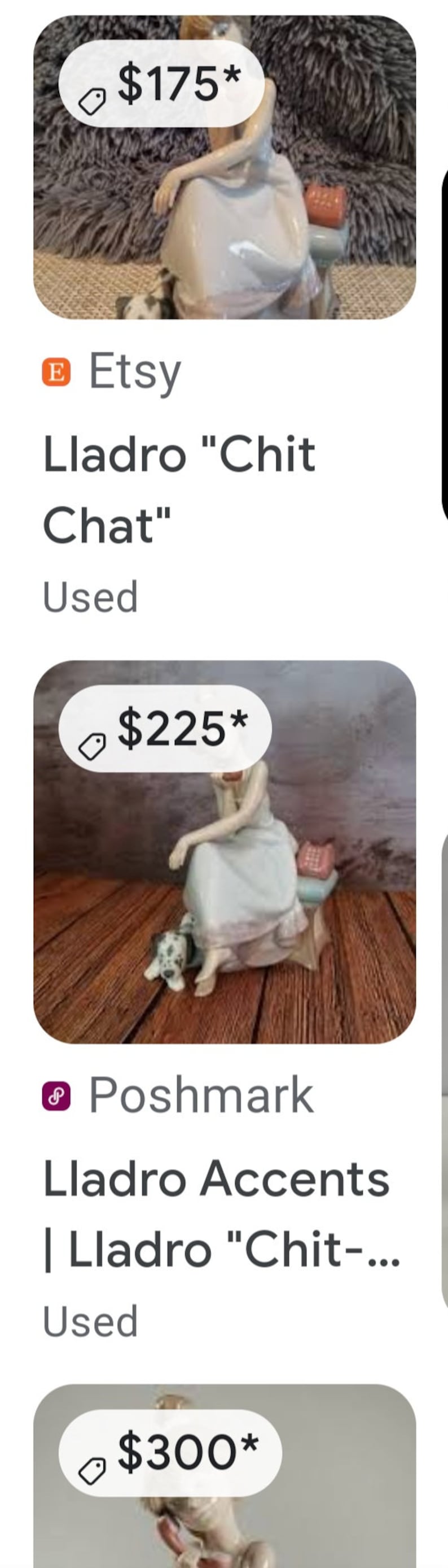 Lladro Chit Chat Girl Porcelain Figurine, Vintage Collectible - Etsy