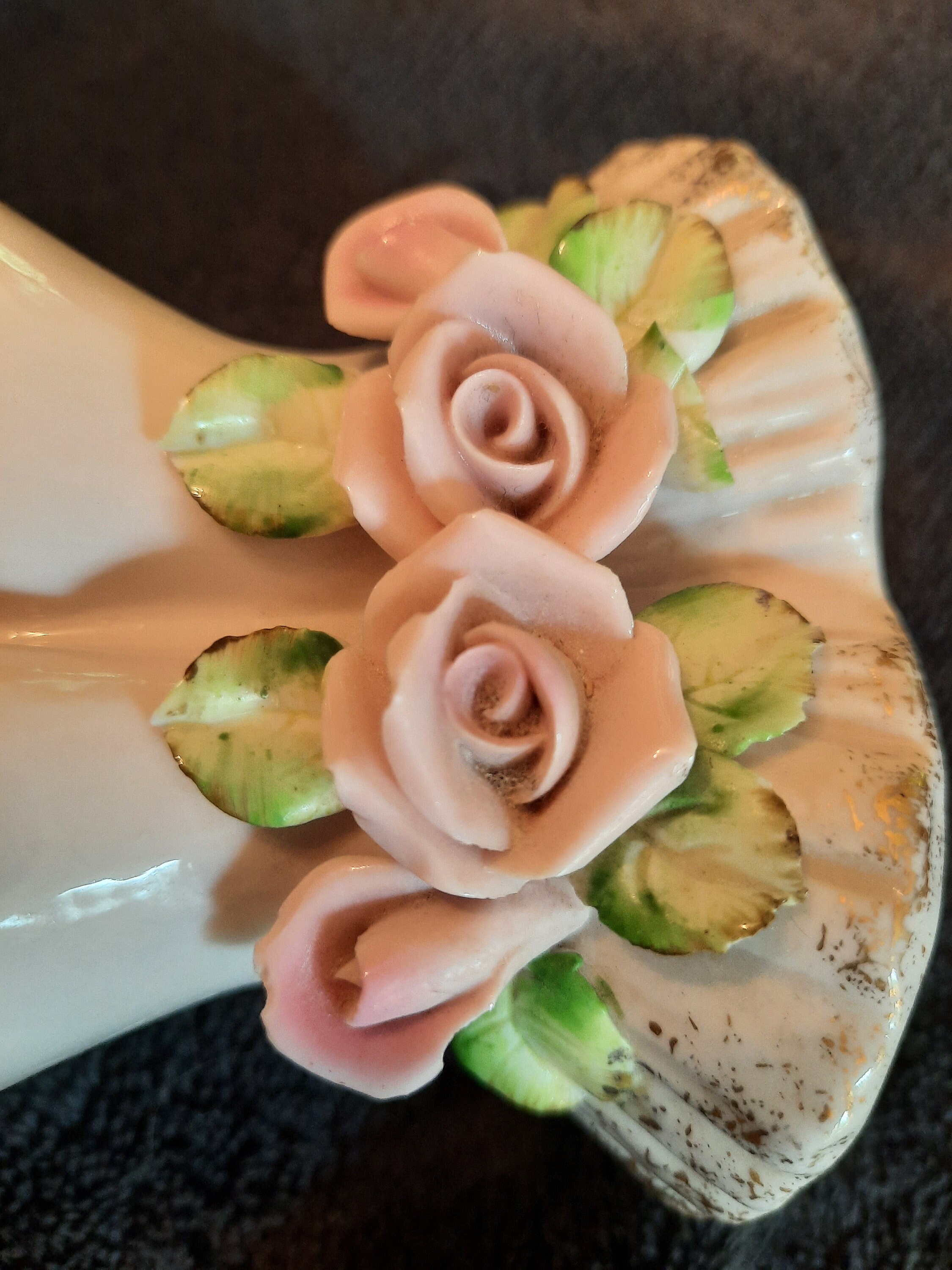 Lefton Cupped Hands Roses Trinket Dish Vintage - Etsy