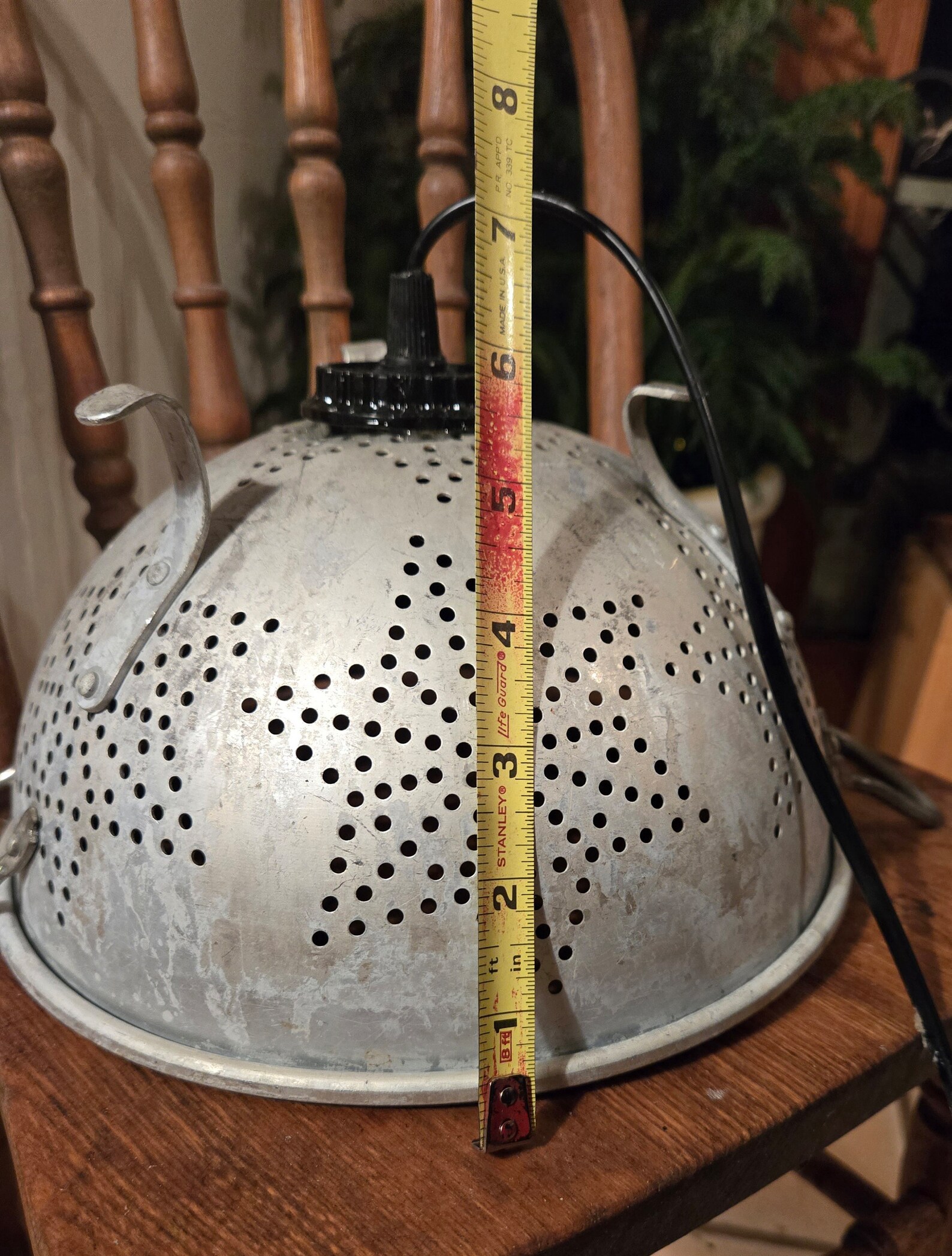 Colander Pendant Light Vintage Repurposed Upcycled Handcrafted - Etsy