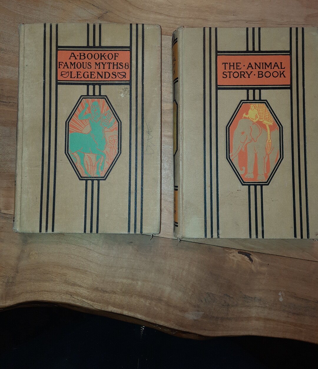 Young Folks Library Myths and Legends and Animal Stories Set/2 C 1952 ...