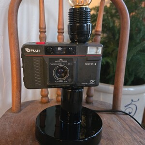 Fuji Auto-focus Camera 1990s Accent Lamp/nightlight Vintage Handcrafted ...