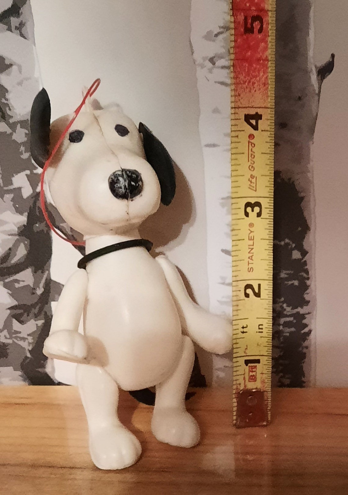 Snoopy Ornament 1970s Plastic Jointed Body - Etsy