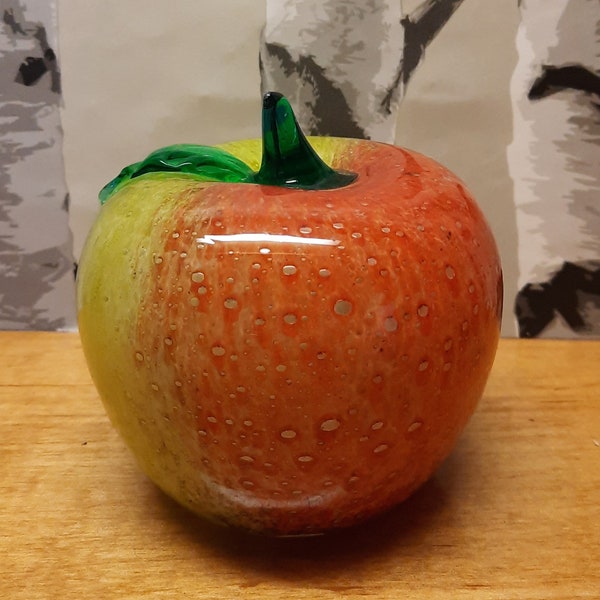 Vintage Glass Apples - Etsy
