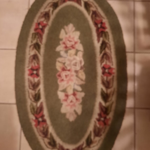 Hooked Wool Rug - Etsy