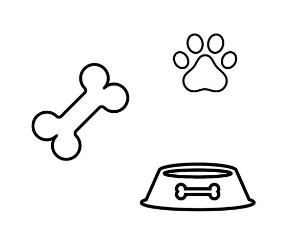 Dog Bone Coloring Pages For Kids