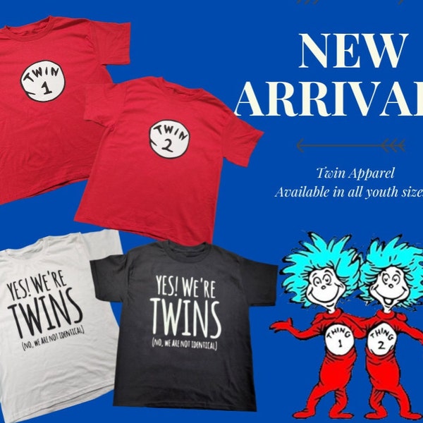 Twin One and Twin Two Shirts - Etsy