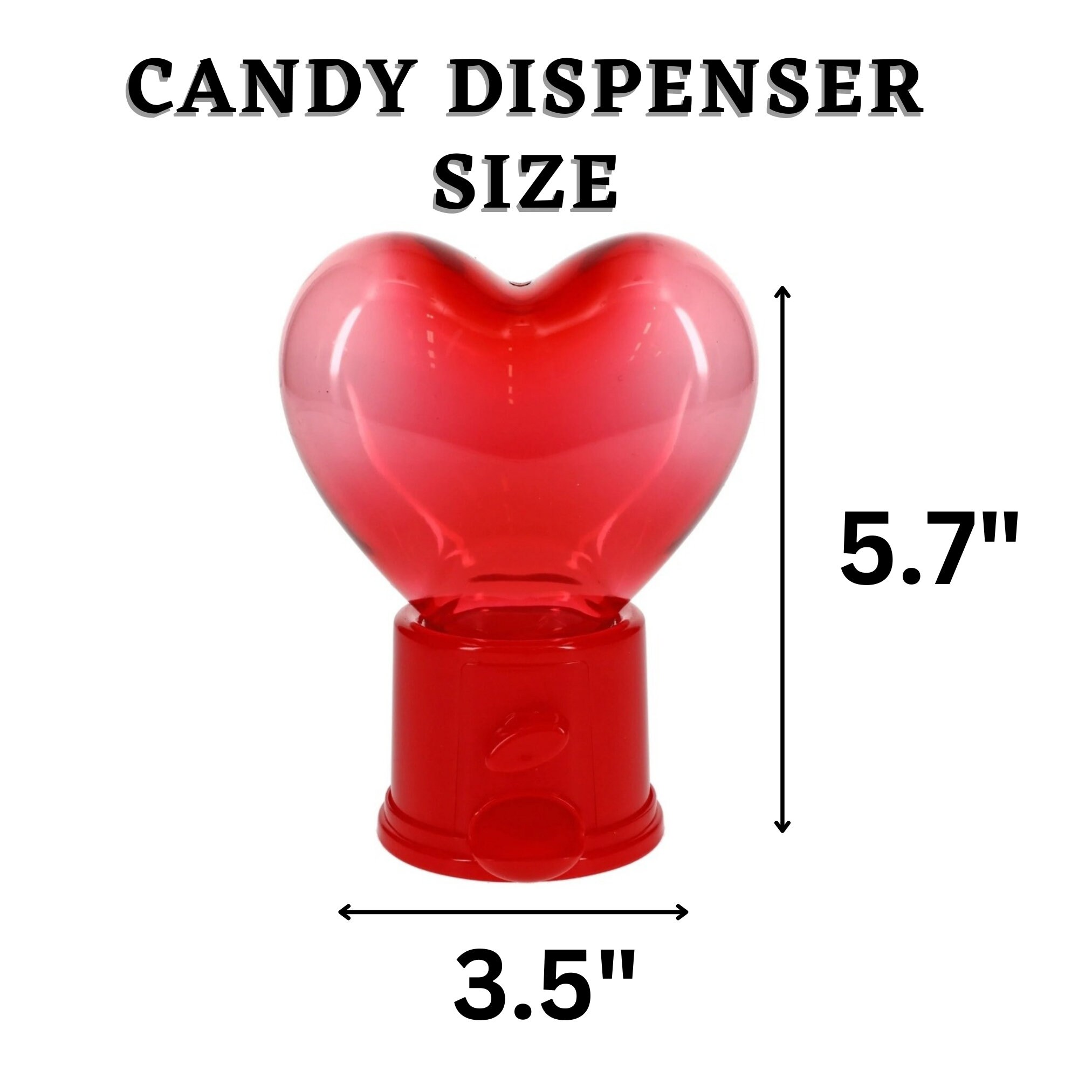 Personalized Candy Dispensers, Custom Candy Dispenser, Valentine's Day ...