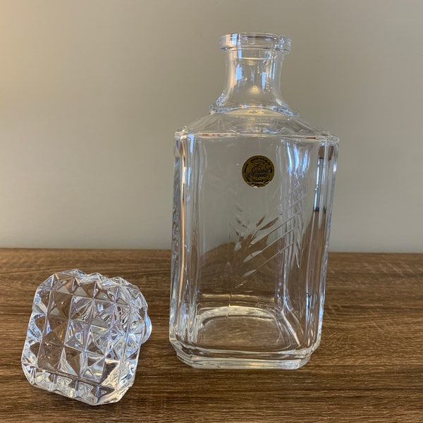 Square Decanter - Etsy