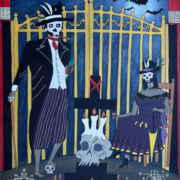 Lwa Loa Erzulie Freda Dahomey Veve Haitian Vodou by Honald Pierre Paul ...