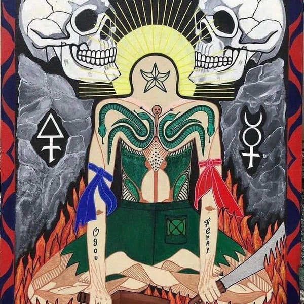 Haitian Veve Art - Etsy