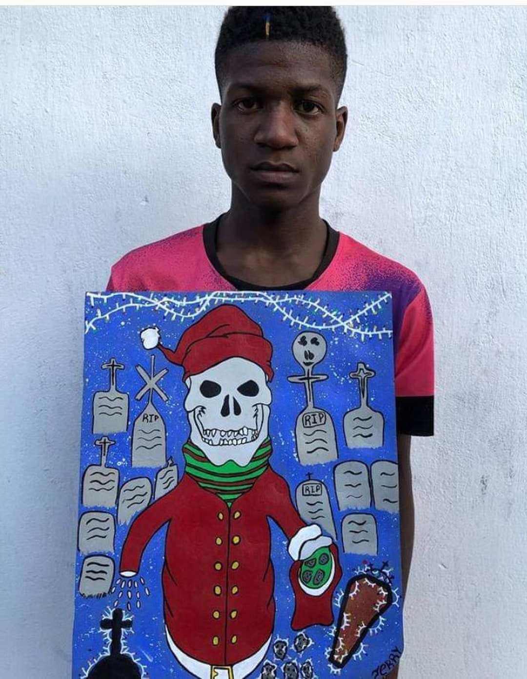 Baron Santa Haitian Folk Art Jerry Nicholas - Etsy