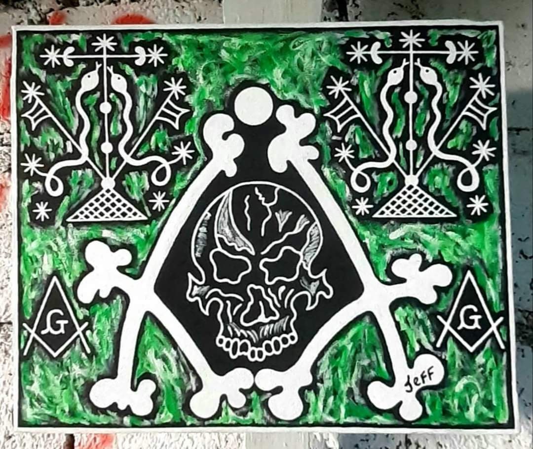 Vodou Voodoo Art Damballa Wednesday Jeff Franklin - Etsy