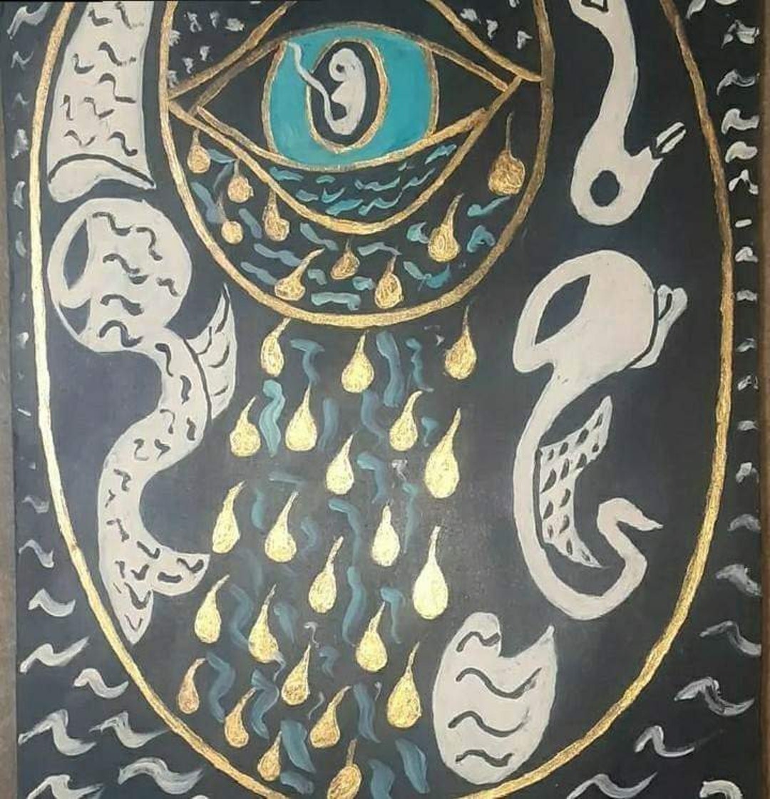 Haitian Abstract Vodou Voodoo Art - Andy Mathieu - Etsy