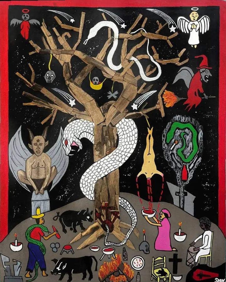 Vodou Voodoo Dangerous Tree - Jean Wilgens Artist - Etsy