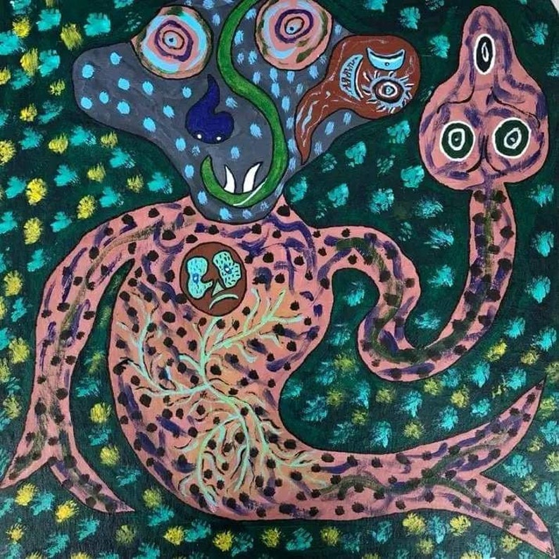 Lwa Loa Vodou Voodoo Abstract Art - Andy Mathieu Artist - Etsy