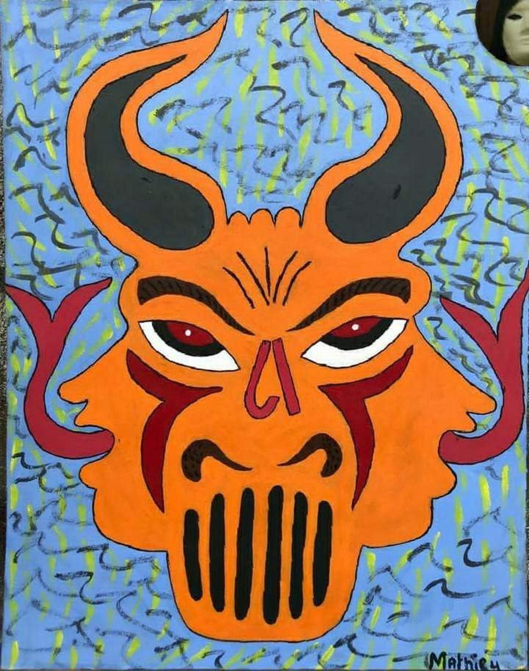 Haitian Vodou Folk Art- Andy Mathieu Artist - Etsy