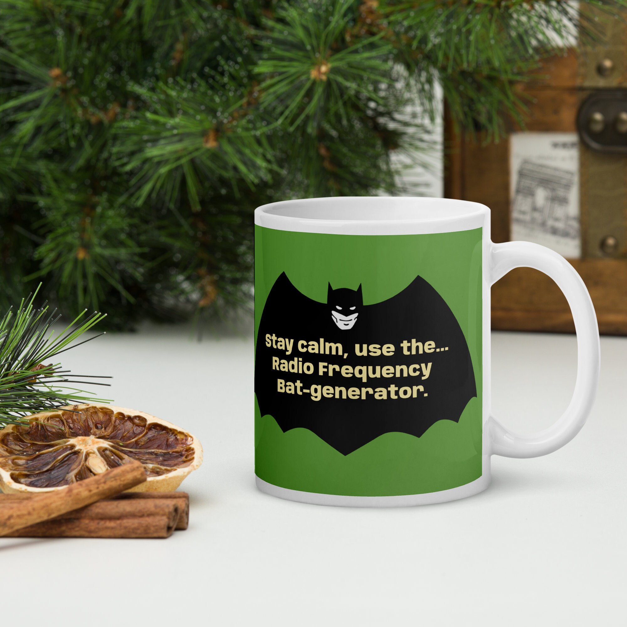 Batman radio Frequency Bat-generator Glossy Mug - Etsy