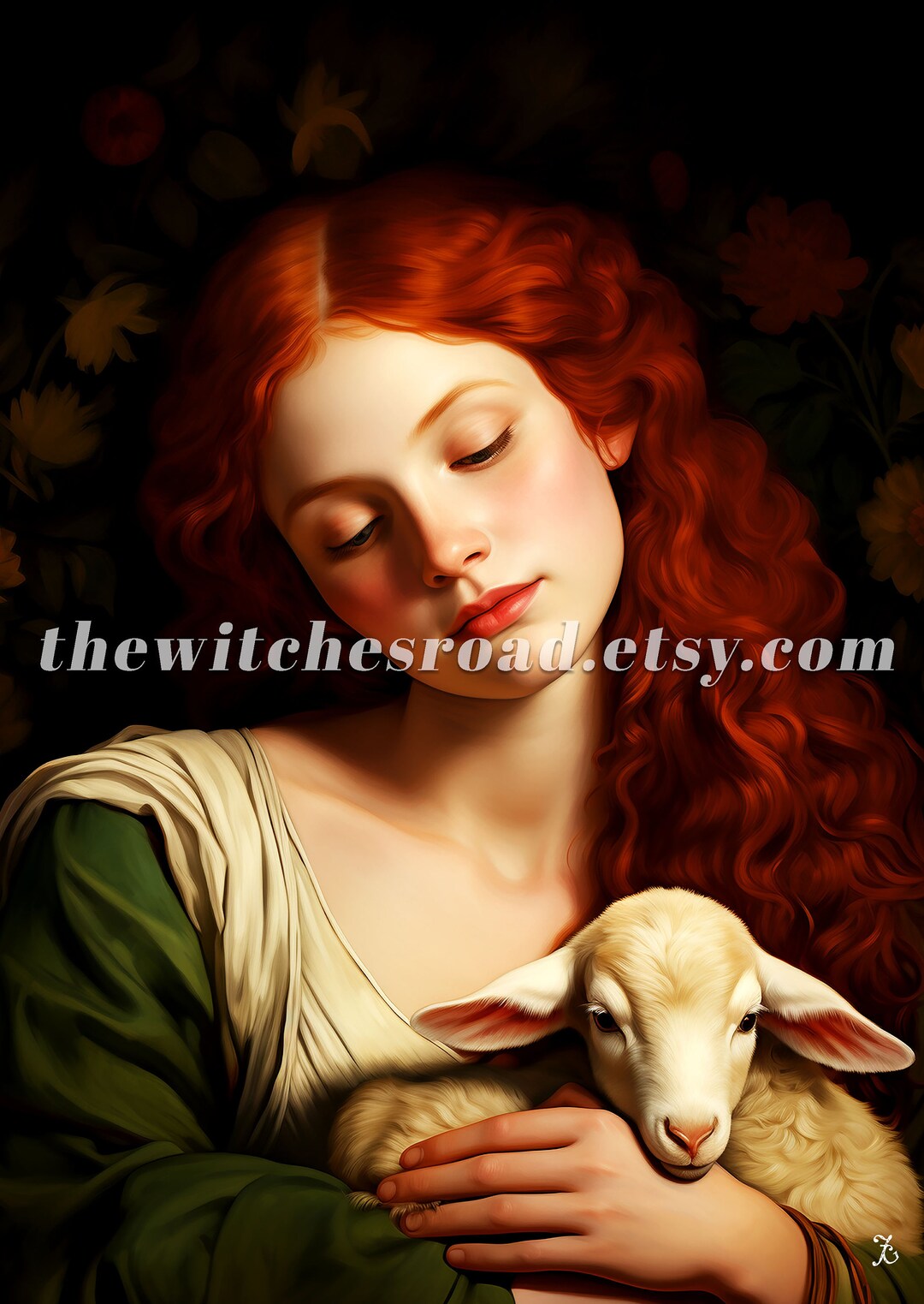 BRIGID 3 PRINT Celtic Goddess of Fire, Spring, Poetry, Wisdom, Smithing ...