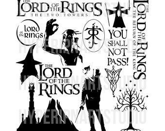 Gollum Digital Art | Etsy