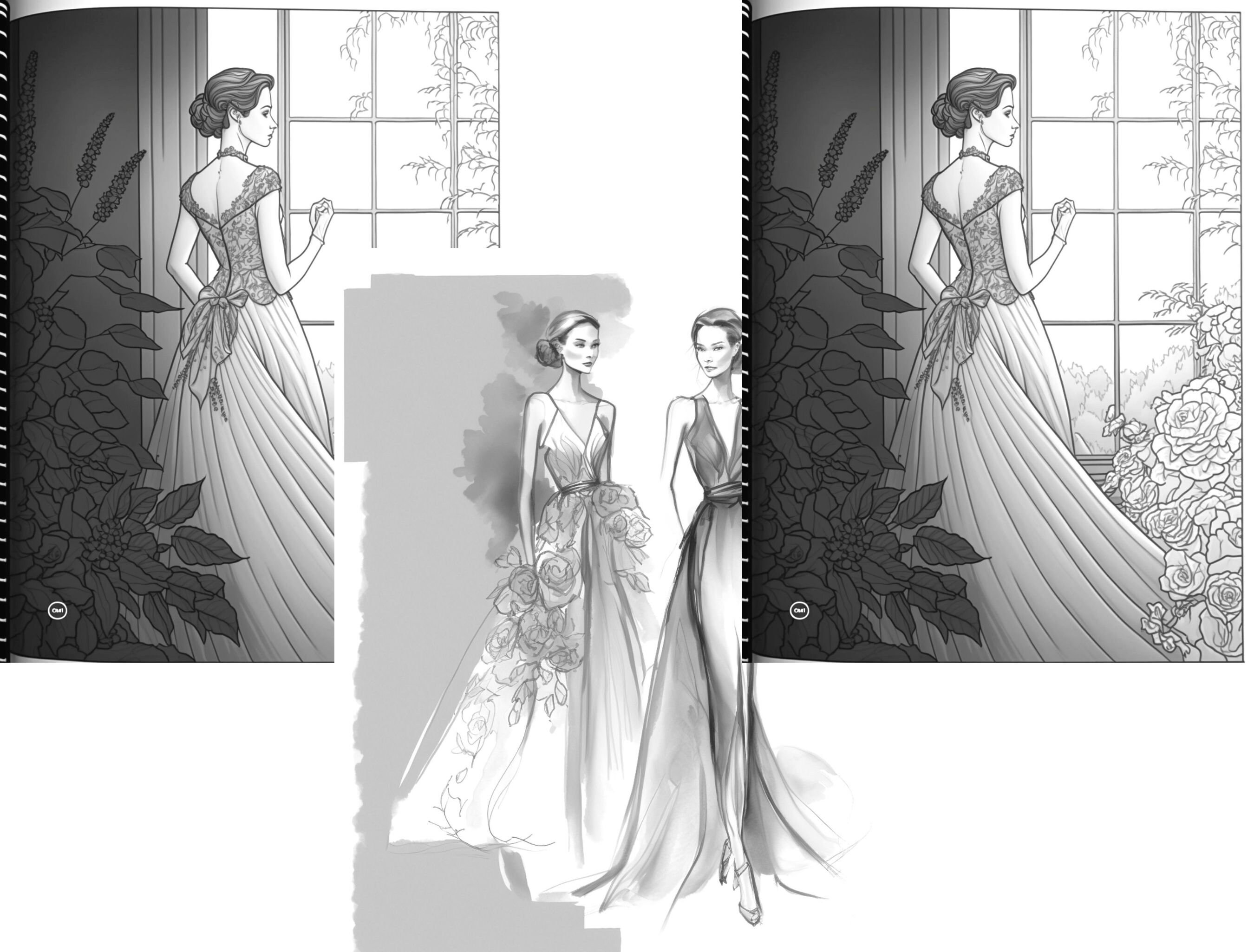 Coloring Book of Princess 20 Pages With Sample as Guide AI Generated ...