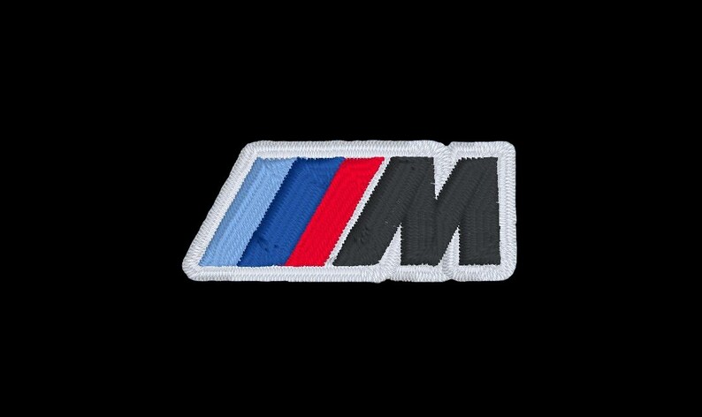 2x Embroidered M Performance Iron-on Patch Badge Emblem Bmw - Etsy