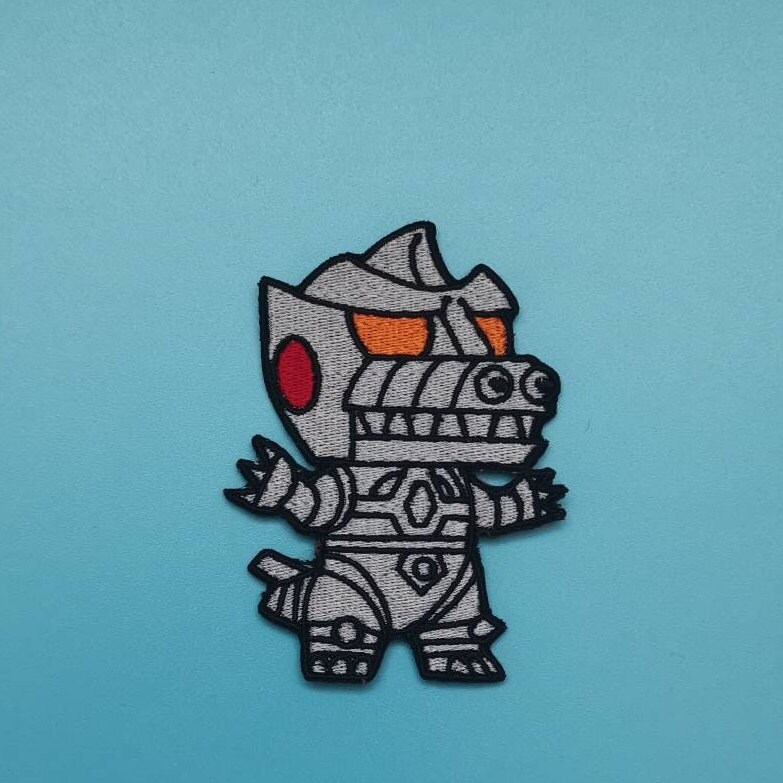 Robot Godzilla Patch, Japanse Kaiju Croc, Krokodil, Polo, Parodie ...